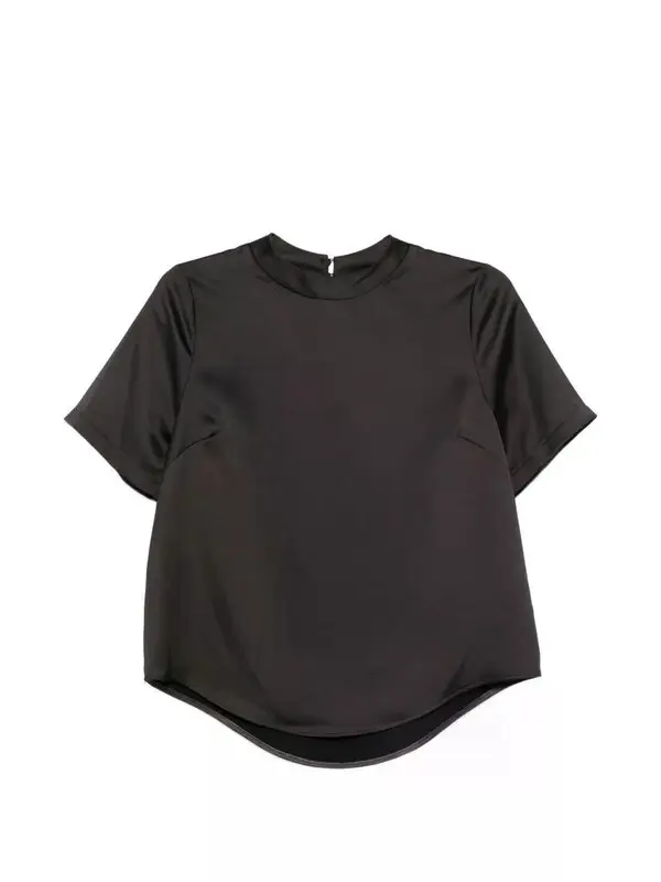 Imperial High Neck Top - Black