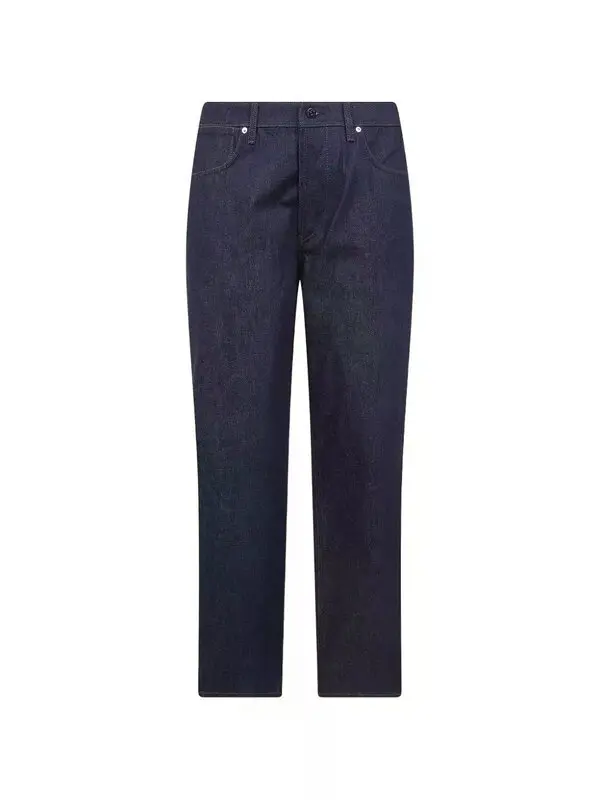 Stone Island Logo-patch Straight-leg Jeans