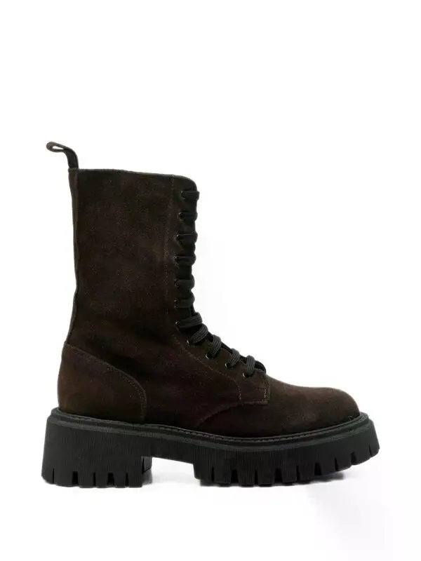 GISEL B Lace-up Suede Boots