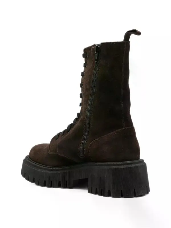 GISEL B Lace-up Suede Boots