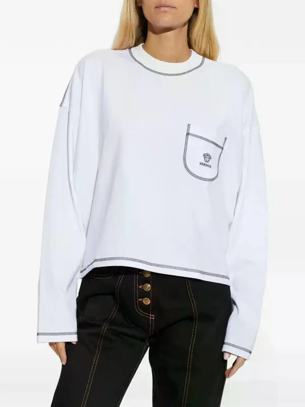 Versace Medusa-logo Long-sleeve Top