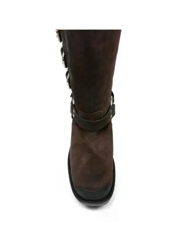 GISEL B Multi-buckle Leather Boots
