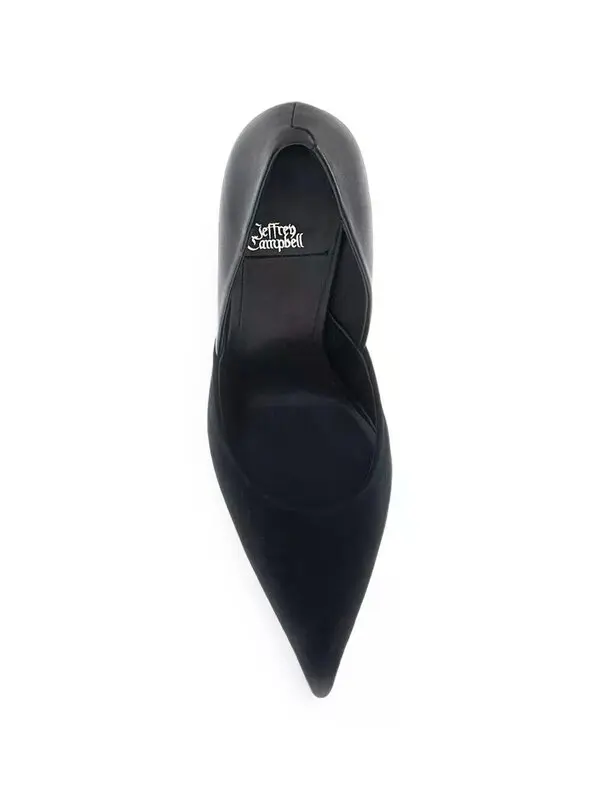 Jeffrey Campbell Volturi Pointed-toe Panelled Pumps