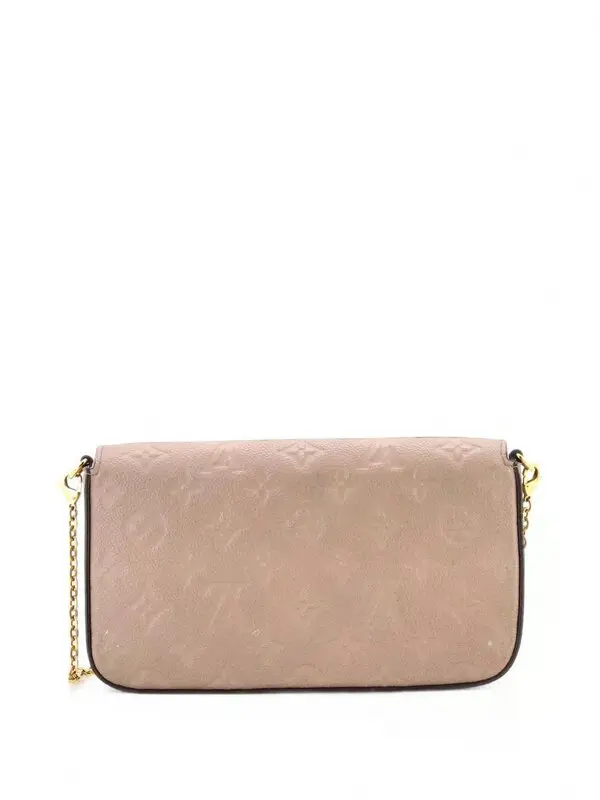 LOUIS VUITTON Felicie Pochette Monogram Empreinte Leather Crossbody Bag