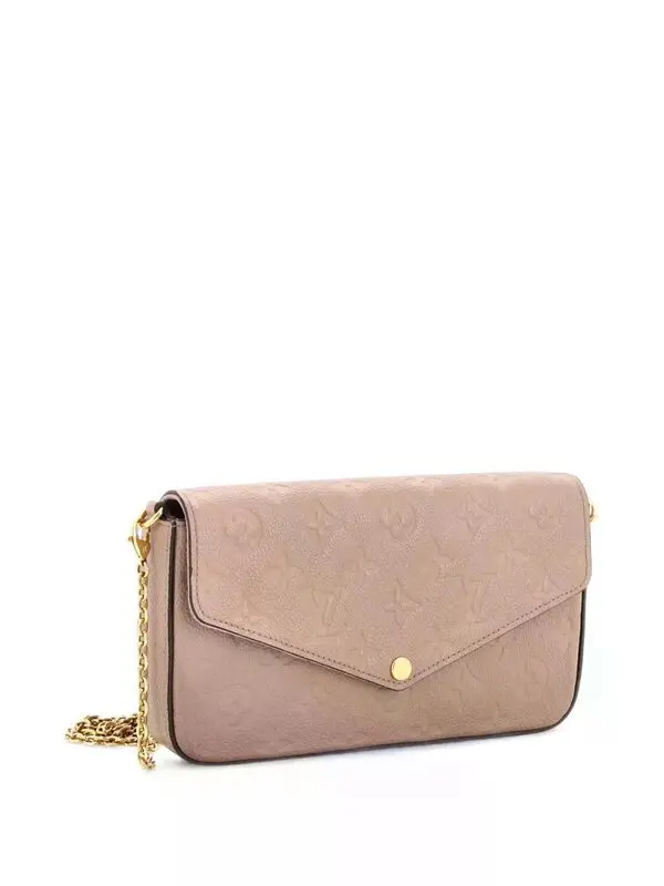 LOUIS VUITTON Felicie Pochette Monogram Empreinte Leather Crossbody Bag