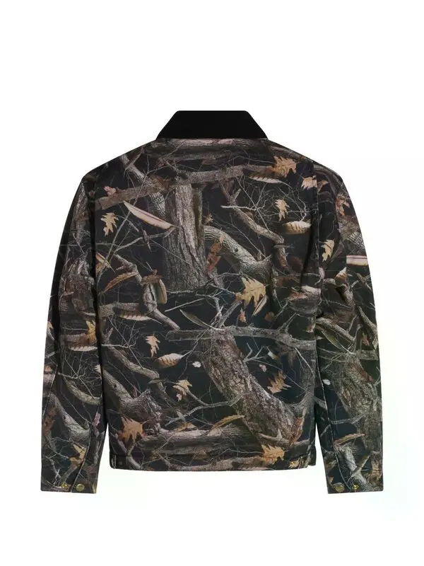 Carhartt Work In Progress Camouflage Cotton Jacket - Black