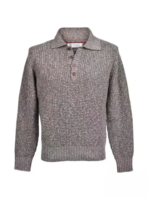 Brunello Cucinelli Button-placket Polo Shirt