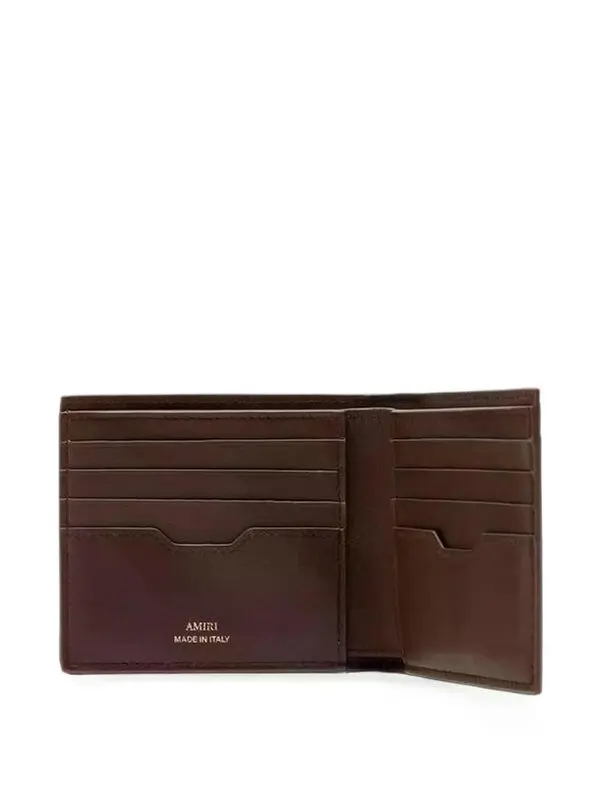 Amiri Python-embossed Bifold Wallet