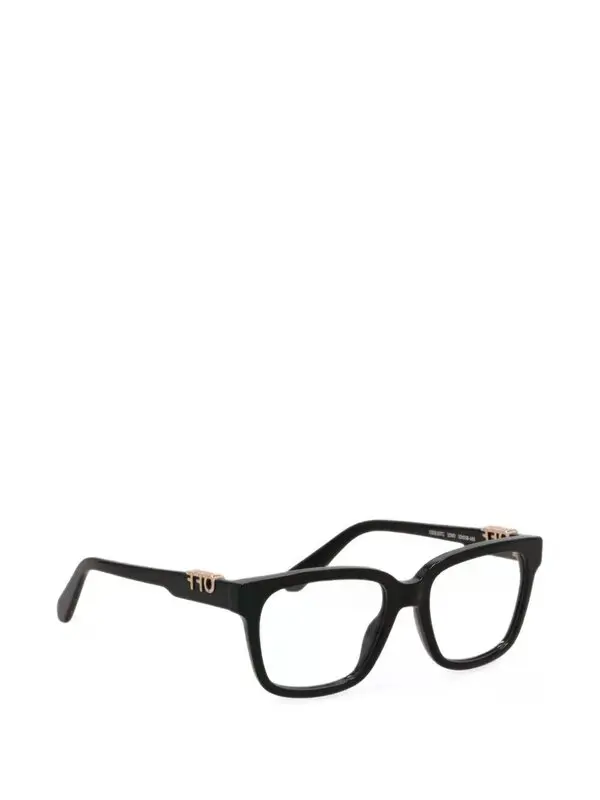 Off-White Logo-plaque Square-frame Glasses
