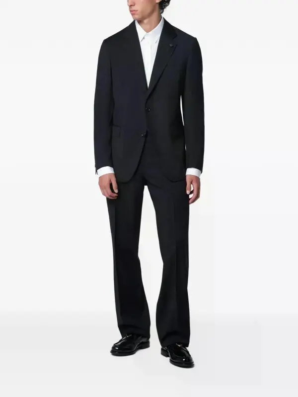 LARDINI Pressed-crease Tailored Trousers