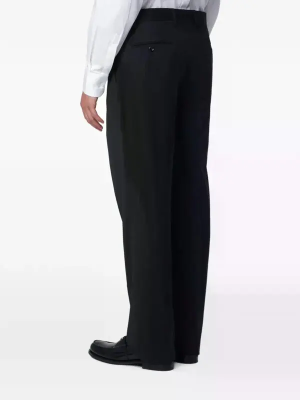 LARDINI Pressed-crease Tailored Trousers