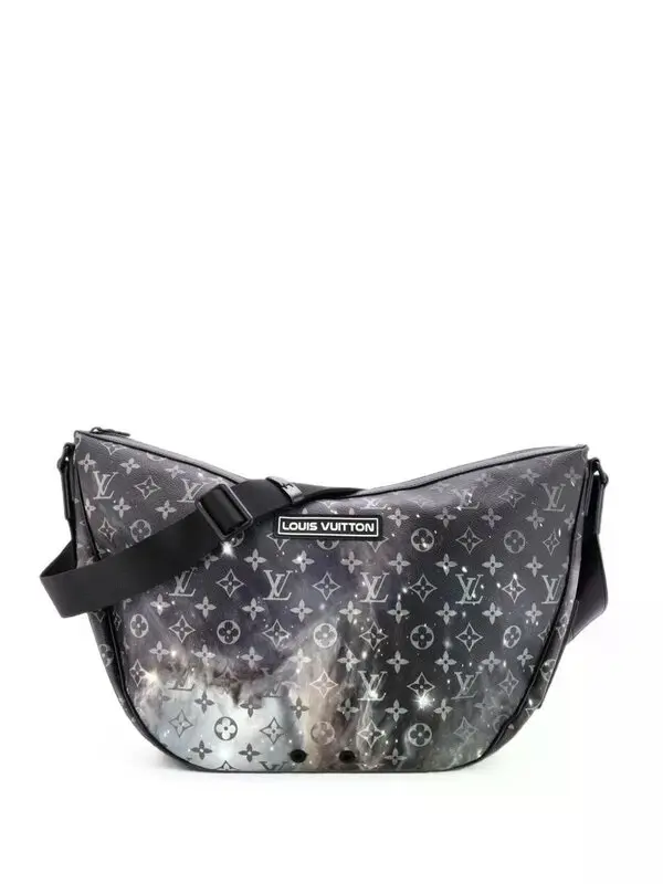 LOUIS VUITTON Alpha Limited Edition Monogram Galaxy Canvas Hobo Bag