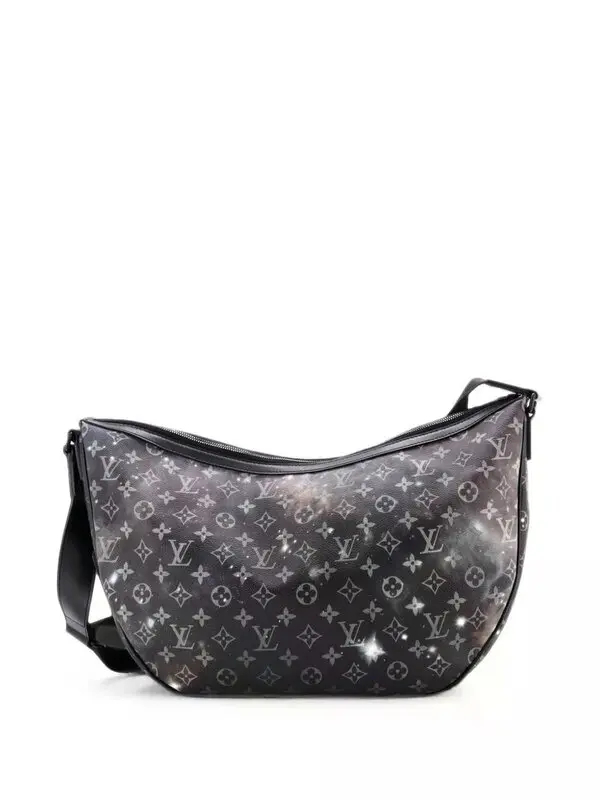 LOUIS VUITTON Alpha Limited Edition Monogram Galaxy Canvas Hobo Bag