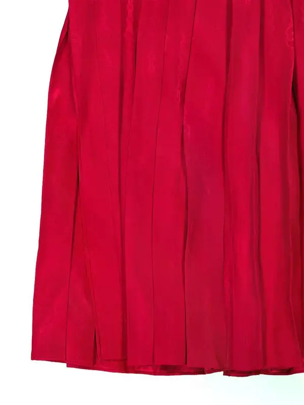 Gucci Silk Midi Skirt - Red