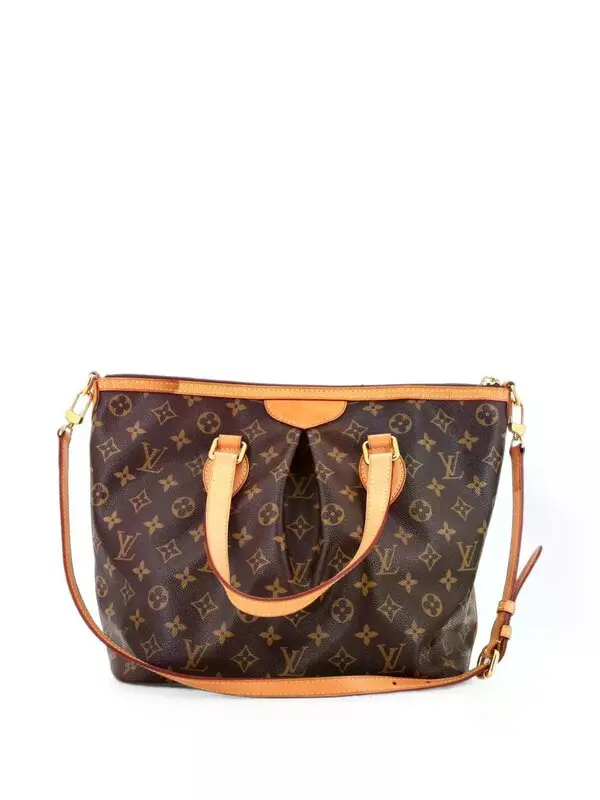 LOUIS VUITTON Palermo Handbag Monogram Canvas Pm Tote Bag - Brown