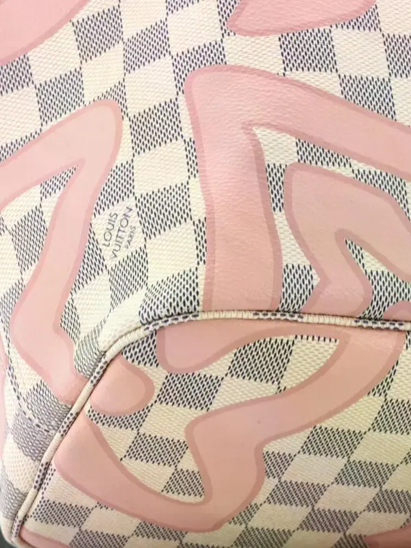 LOUIS VUITTON Neverfull Nm Limited Edition Damier Tahitienne Mm Tote Bag - Multicolour