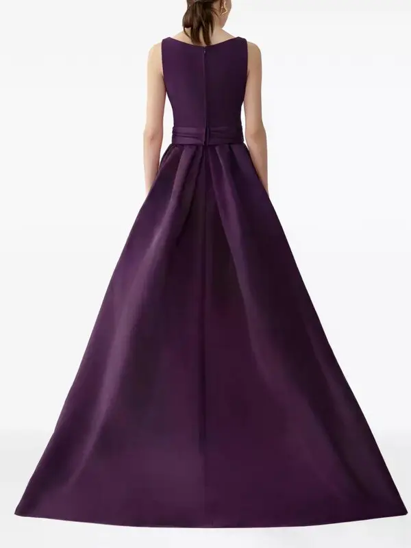 Carolina Herrera Column Overskirt Gown
