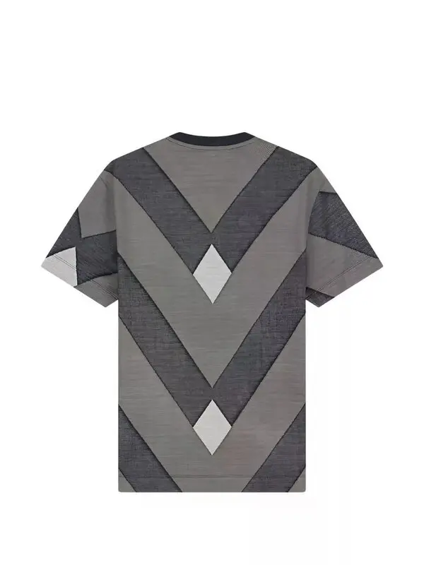 Emporio Armani Chevron-patterned T-shirt
