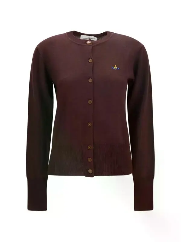 VIVIENNE WESTWOOD Bea Wool Cardigan - Brown