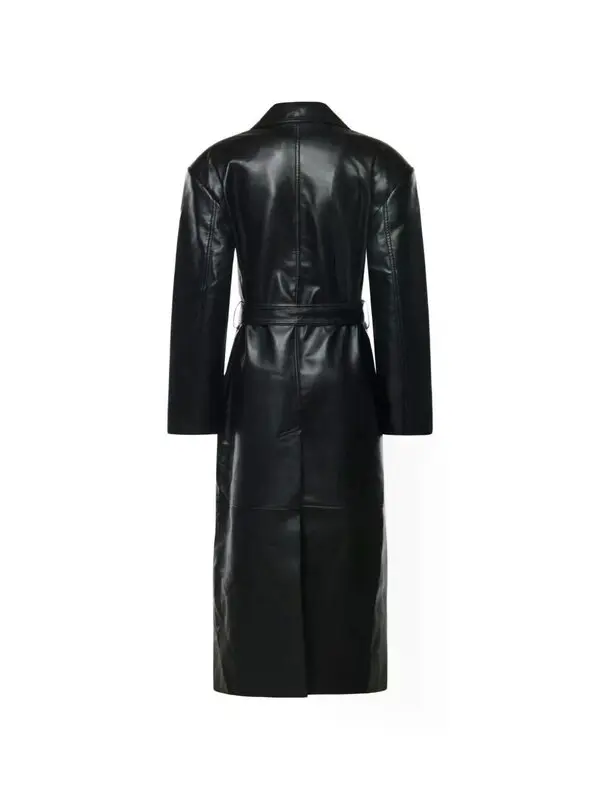 THE FRANKIE SHOP Tina Faux-leather Coat