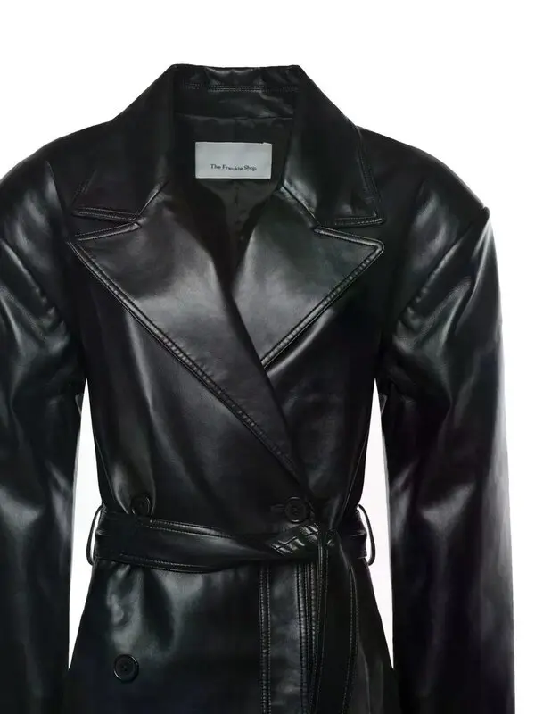 THE FRANKIE SHOP Tina Faux-leather Coat