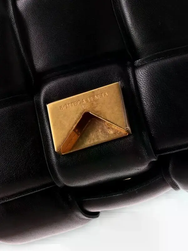 Bottega Veneta Cassette Chain Bag - Black