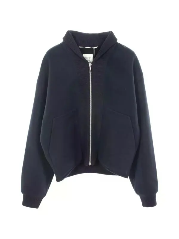 Hermès Zip-up Knit Hoodie