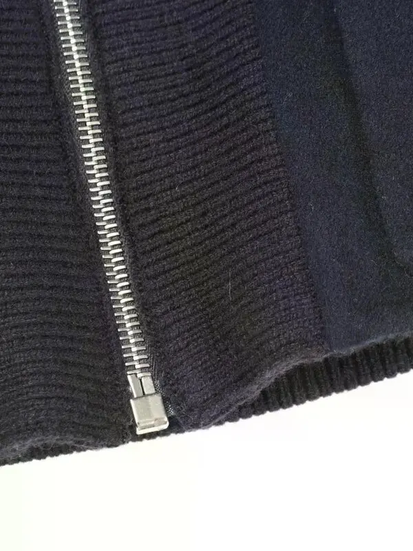 Hermès Zip-up Knit Hoodie