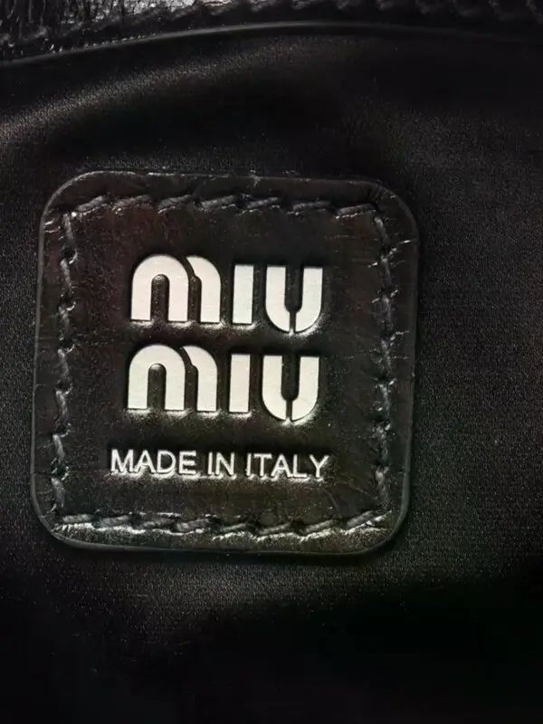 Miu Miu 2020s Shiny Leather Tote Bag