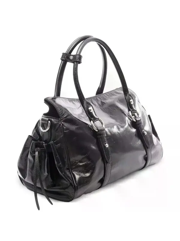 Miu Miu Shiny Leather Tote Bag