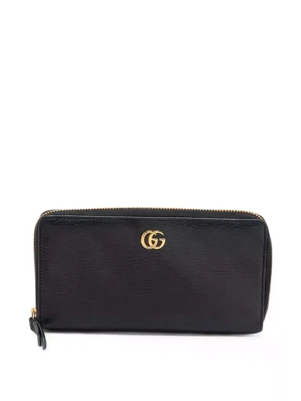 Gucci Gg Marmont Zip-around Wallet - Black