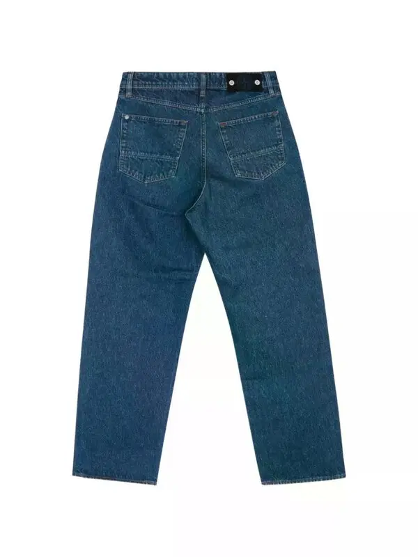 Stone Island Logo-patch Straight-leg Jeans