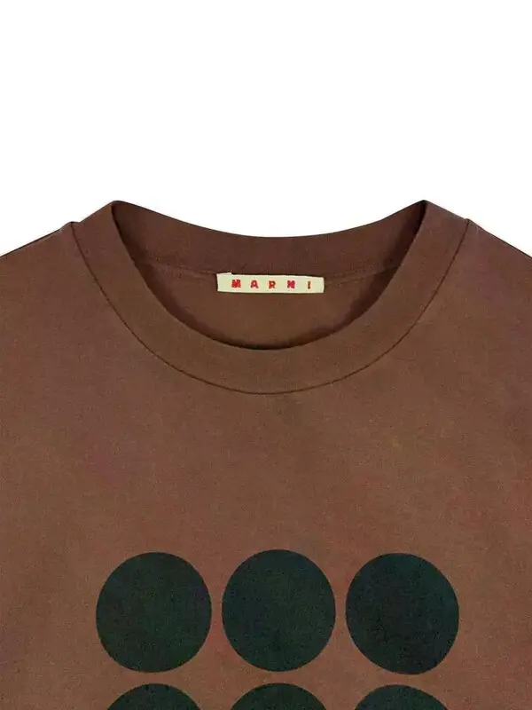 Marni Cotton T-shirt With Planet-print