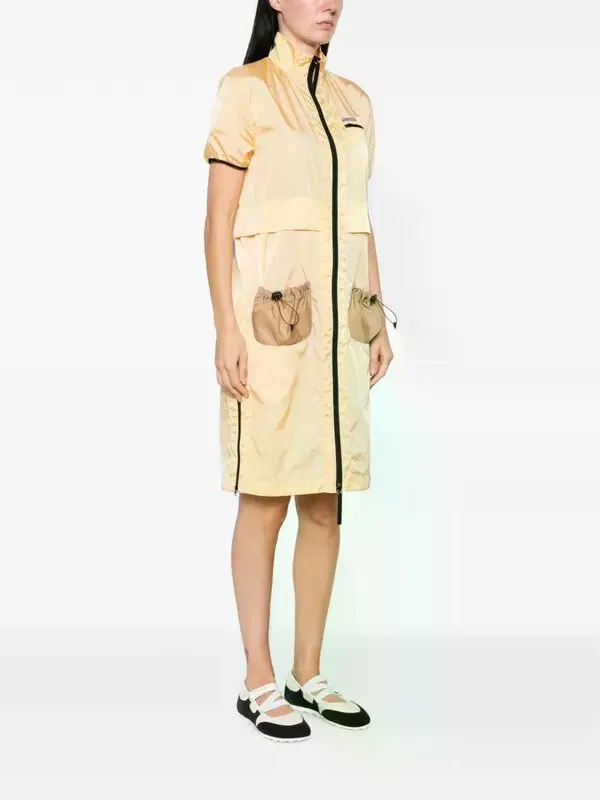 Marni Zip-up Drawstring Pocket Dress