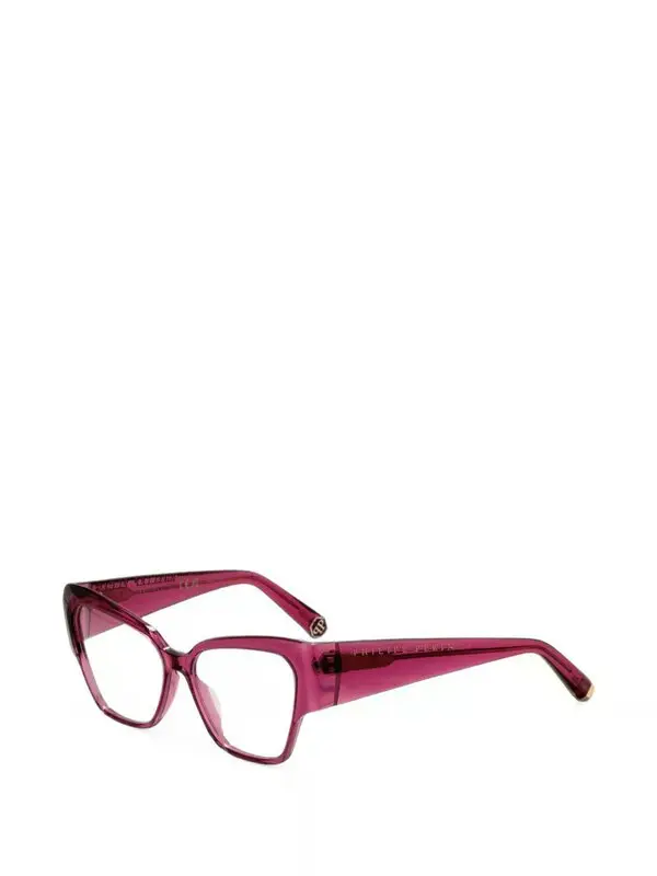 Philipp Plein Geometric-frame Glasses - Pink