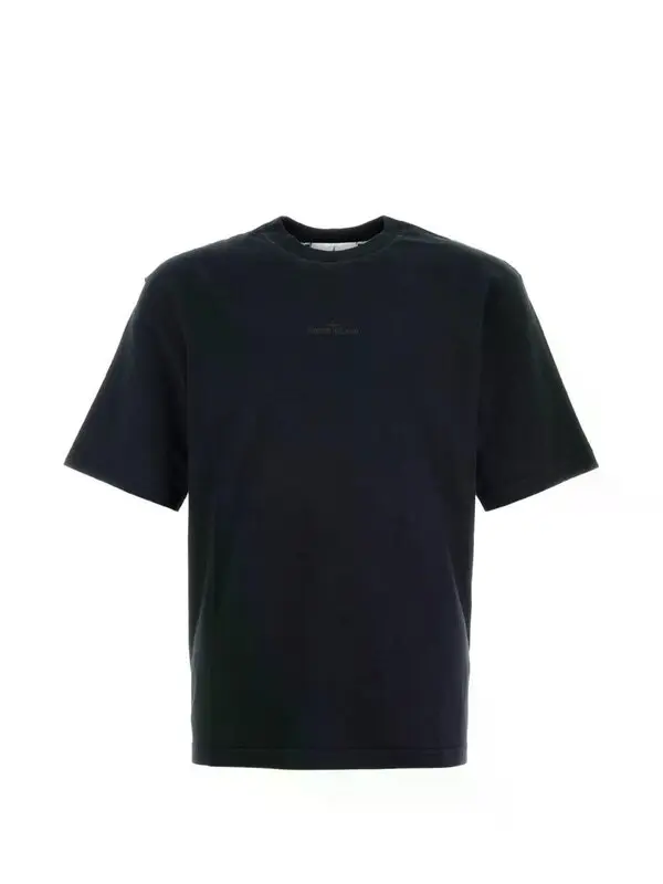 Stone Island Logo-print T-shirt - Black