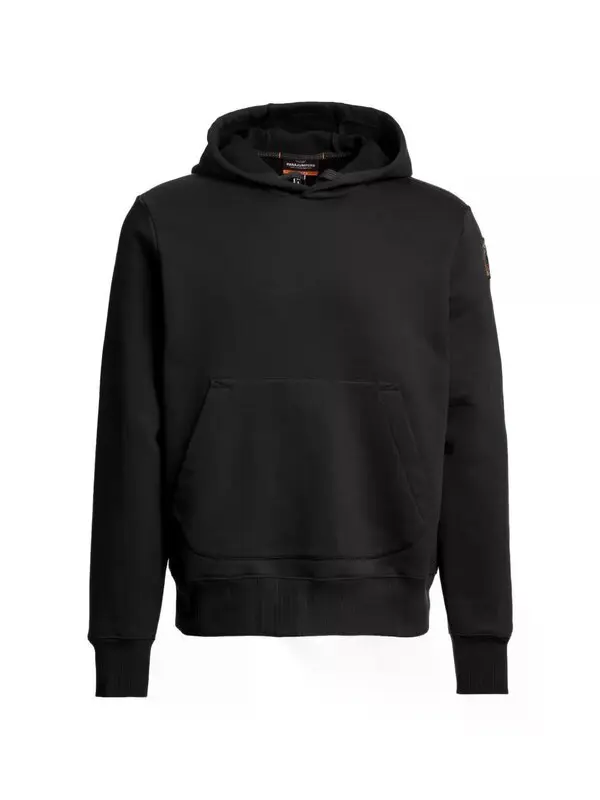 PARAJUMPERS Everest Logo-patch Hoodie - Black