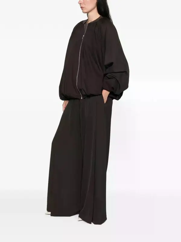 Imperial Zip-up Puffed-sleeve Jacket