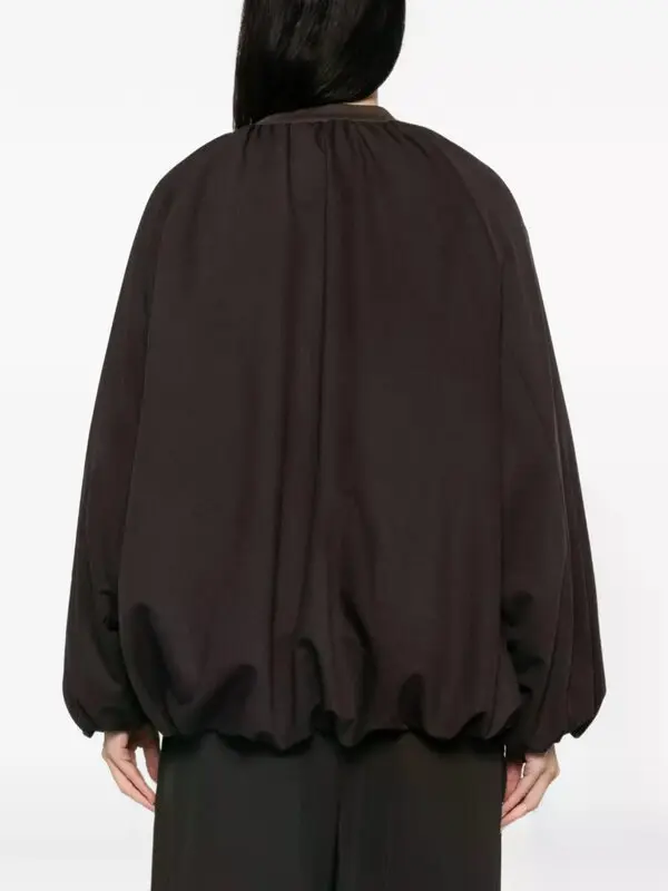Imperial Zip-up Puffed-sleeve Jacket