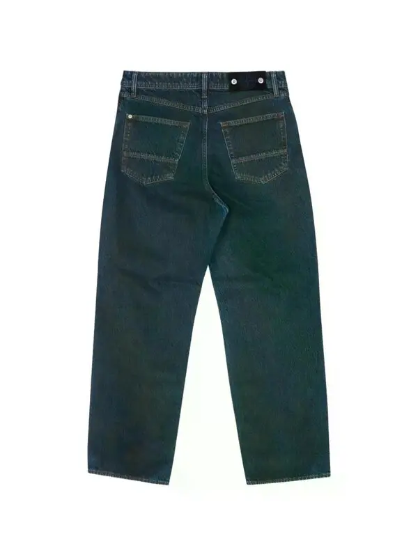 Stone Island Logo-patch Straight-leg Jeans