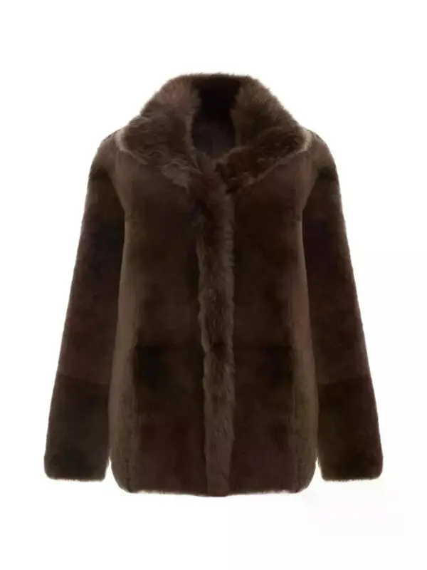 BIGARDINI Amira Shearling-trim Reversible Jacket