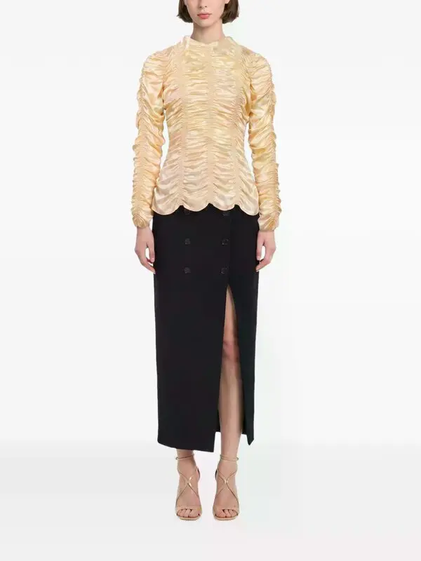 Khaite Luiza Skirt - Black