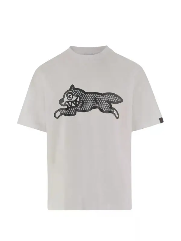 ICECREAM Glitter Running Dog T-shirt - Neutrals