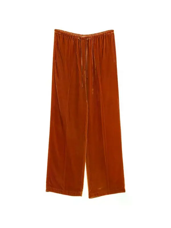 FORTE_FORTE Velvet Drawstring Trousers