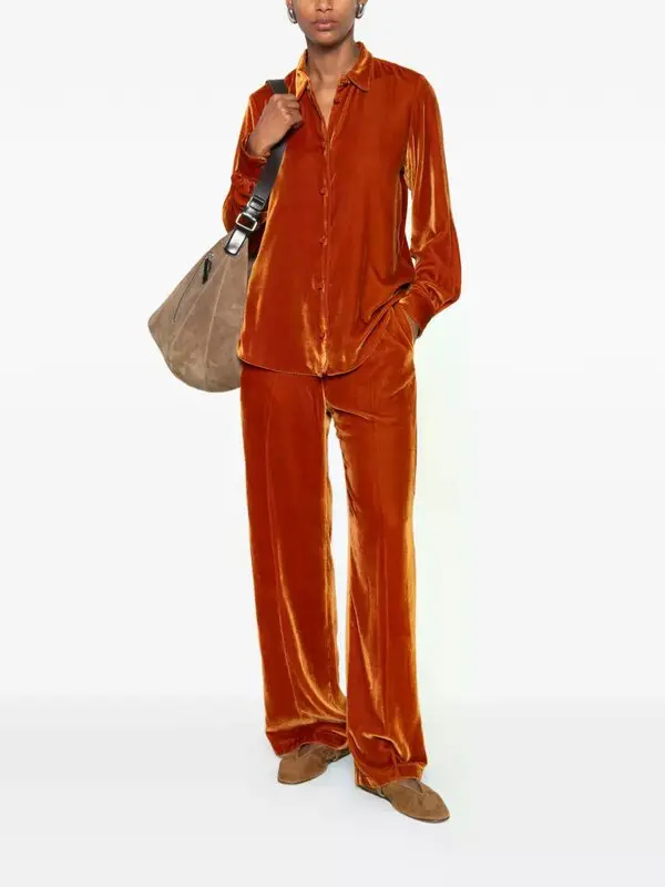 FORTE_FORTE Velvet Drawstring Trousers