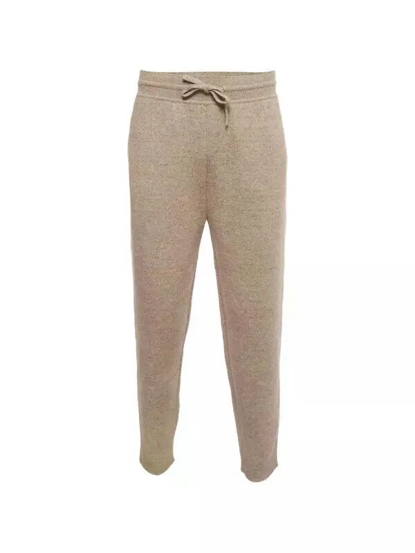 Loro Piana Feriolo Knitted Track Pants - Neutrals