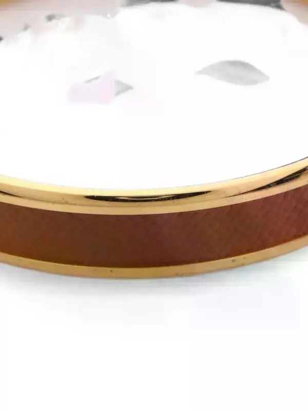 Hermès 2010s Olympe Leather Bangle