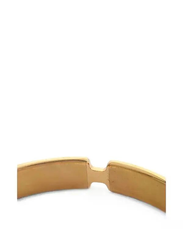 Hermès 2010s Olympe Leather Bangle