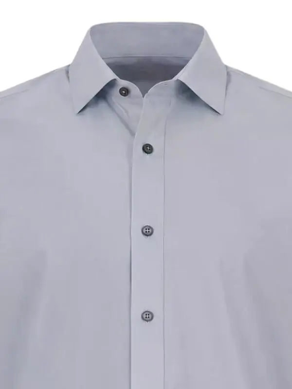 BAGUTTA Spread-collar Long-sleeved Shirt
