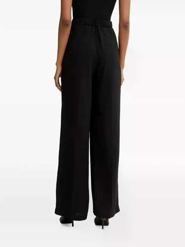MORGAN Elasticated Waist Wide-leg Trousers